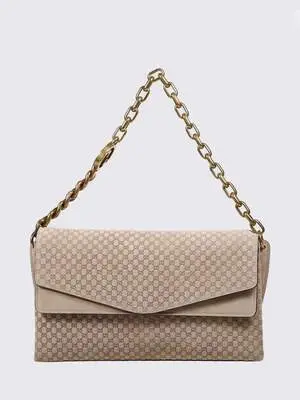 Gucci Large Chain Shoulder Bag - Cream