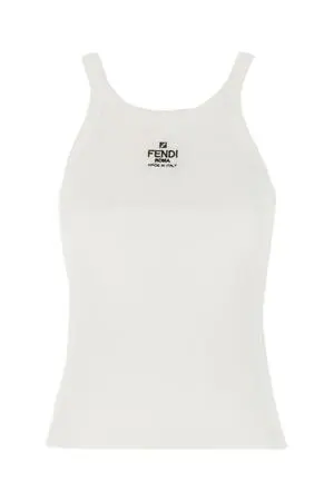 Fendi Ribbed Tank Top - Multicolor