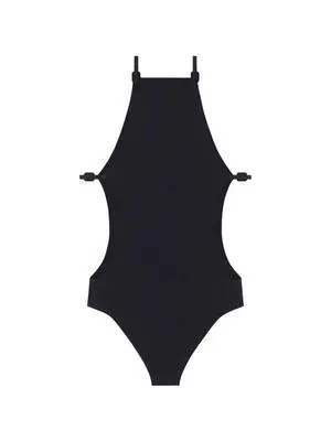 COURREGES One-piece Swimsuit With Cut-out Detail - Black