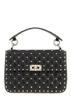 VALENTINO VALENTINO GARAVANI Quilted Studded Top Handle Bag