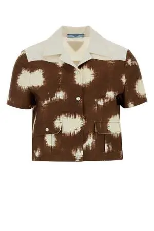 Prada Printed Cotton Shirt - Multicolor