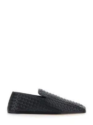 Bottega Veneta Intrecciato Leather Loafers - Multicolor