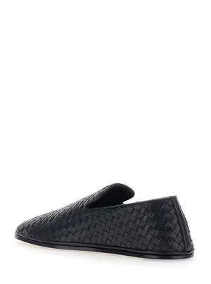 Bottega Veneta Intrecciato Leather Loafers - Multicolor