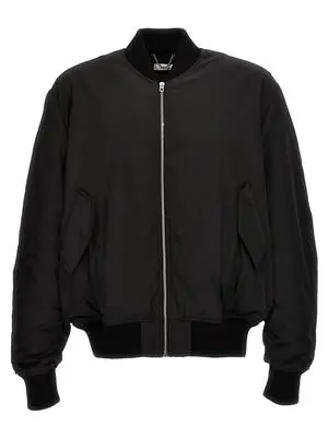 1989 STUDIO Nylon Bomber Jacket - Black