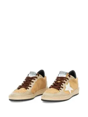 GOLDEN GOOSE Ball Star Nabuk Leather Sneakers With White Leather Star And Heel Tab