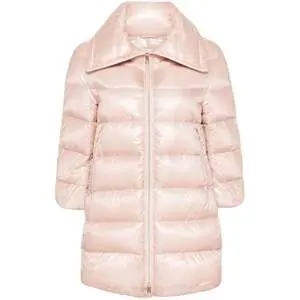 Herno Coats Single Breasted Coats - Pink