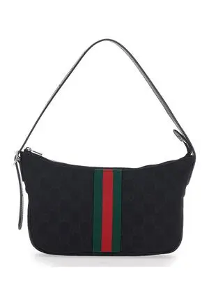 Gucci Handbag With Logo Detail On The Front In Leather For - Black