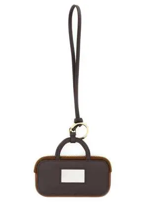 Miu Miu Caramel Leather Keyring