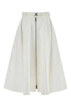 Prada Twill Skirt - White