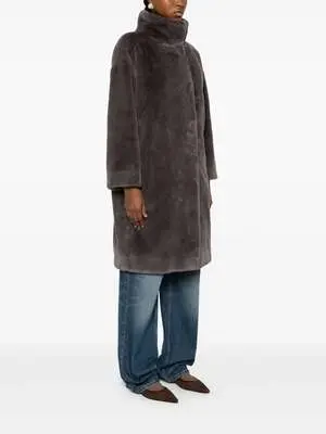 Herno High-neck Faux-fur Coat