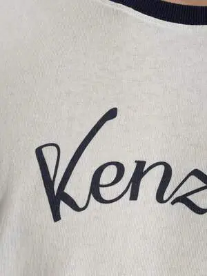 Kenzo College-style Cotton T-shirt - White