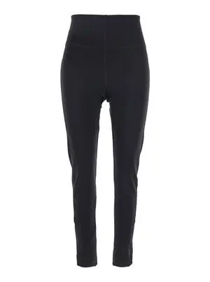 Moncler Black Leggings With Back Pocket In Tech Fabric - Multicolor