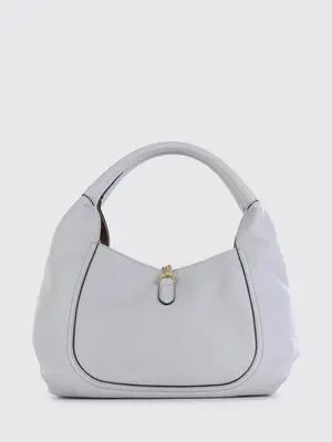 Gucci Softbit Grained Leather Bag - White