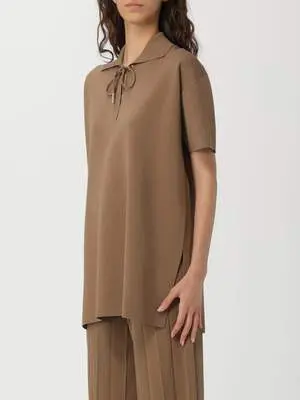 Max Mara Hazel Maglia Knit Polo Shirt - Brown