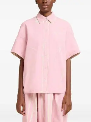 Marni Short-sleeved Denim Shirt - Multicolor