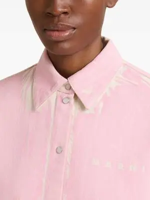 Marni Short-sleeved Denim Shirt - Multicolor