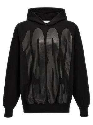 1989 STUDIO Faded Logo' Hoodie - Black
