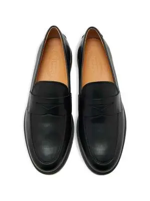 TOD'S Calf Leather Gommino Loafers - Black