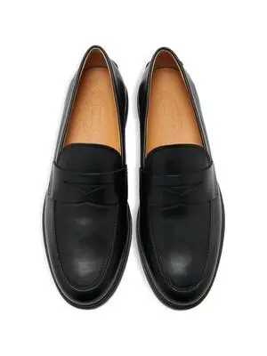 TOD'S Calf Leather Gommino Loafers - Black
