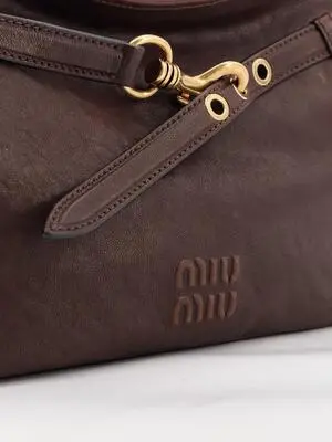 Miu Miu Aventure Leather Shoulder Bag - Multicolor