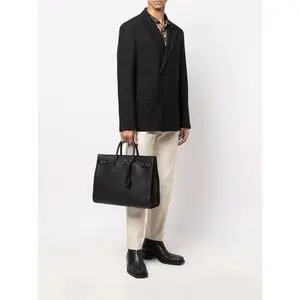 Saint Laurent Leather Tote Bag