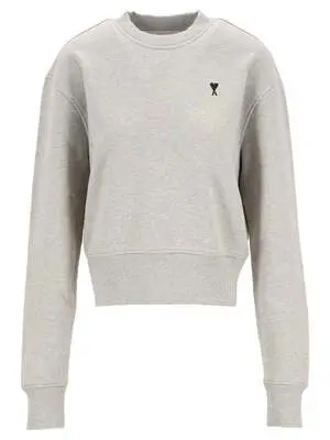 AMI Paris Crewneck Sweatshirt - Gray