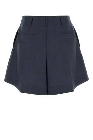 Givenchy Navy Wool Shorts