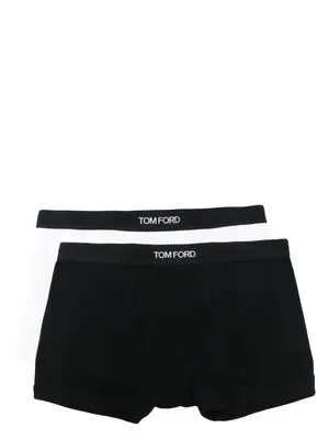 TOM FORD Set Of 2 Logo-waistband Cotton Boxer Briefs - Multicolor
