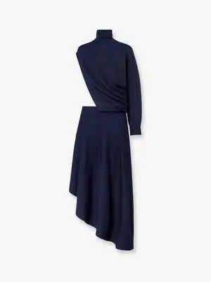 Alaïa Cut-out Virgin Wool Dress - Multicolor