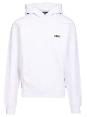 Jacquemus Gros Grain Hoodie - Gray