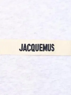Jacquemus Gros Grain Hoodie - Gray