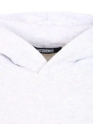 Jacquemus Gros Grain Hoodie - Gray