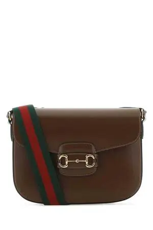 Gucci Leather 1955 Horsebit Shoulder Bag