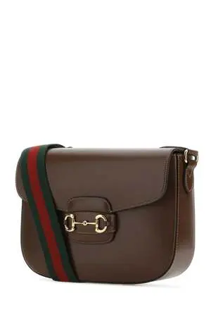 Gucci Leather 1955 Horsebit Shoulder Bag
