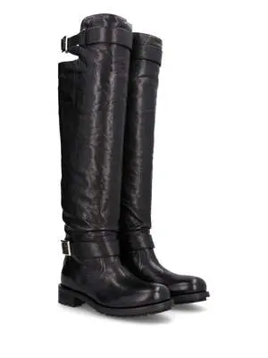 JIMMY CHOO Biker Knee Boot