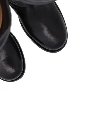 JIMMY CHOO Biker Knee Boots - Black