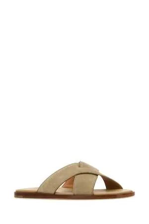 Church's Sand Suede Slippers