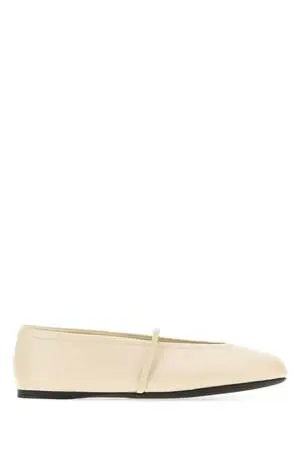 Miu Miu Leather Ballerinas - Yellow
