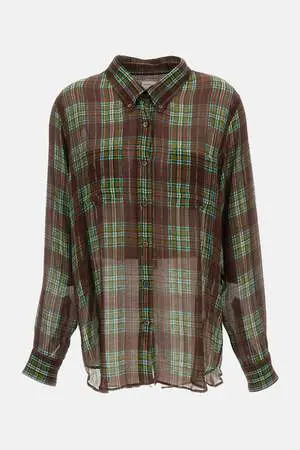 Dries Van Noten DRIES VAN NOTEN Checked Long Sleeve Shirt Multicolor
