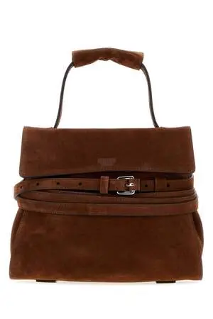 Moschino Suede Regular Tie Me Handbag