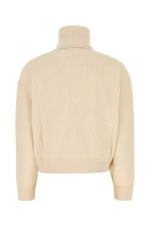Brunello Cucinelli Sand Wool Blend Sweater - Brown