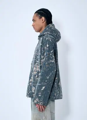 DIESEL® J-lint Hooded Jacket - Gray