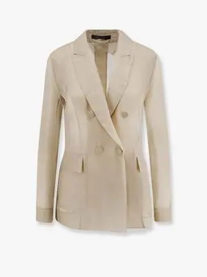 Max Mara Mxeslogan Silk Blazer - Multicolor