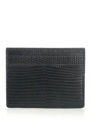 Saint Laurent Signature Card Holder - Black