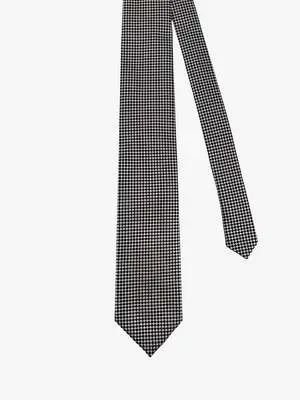 TOM FORD Silk Tie - Silver