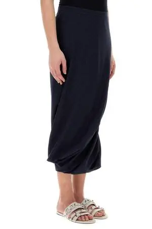 Balenciaga Embroidered Wool Skirt
