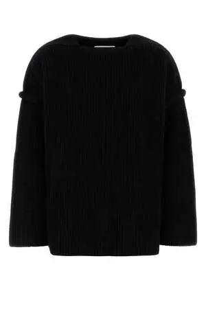 JIL SANDER Wool Sweater - Black