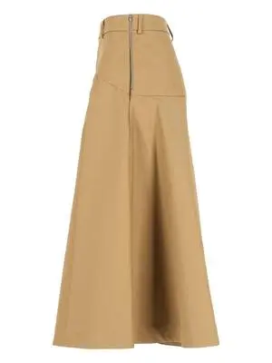 Balenciaga Cotton A-line Skirt