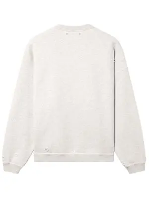 GOLDEN GOOSE Melange Cotton Star Sweatshirt - Gray