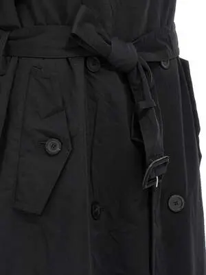 Balenciaga Cotton Gabardine Stole Trench Coat
